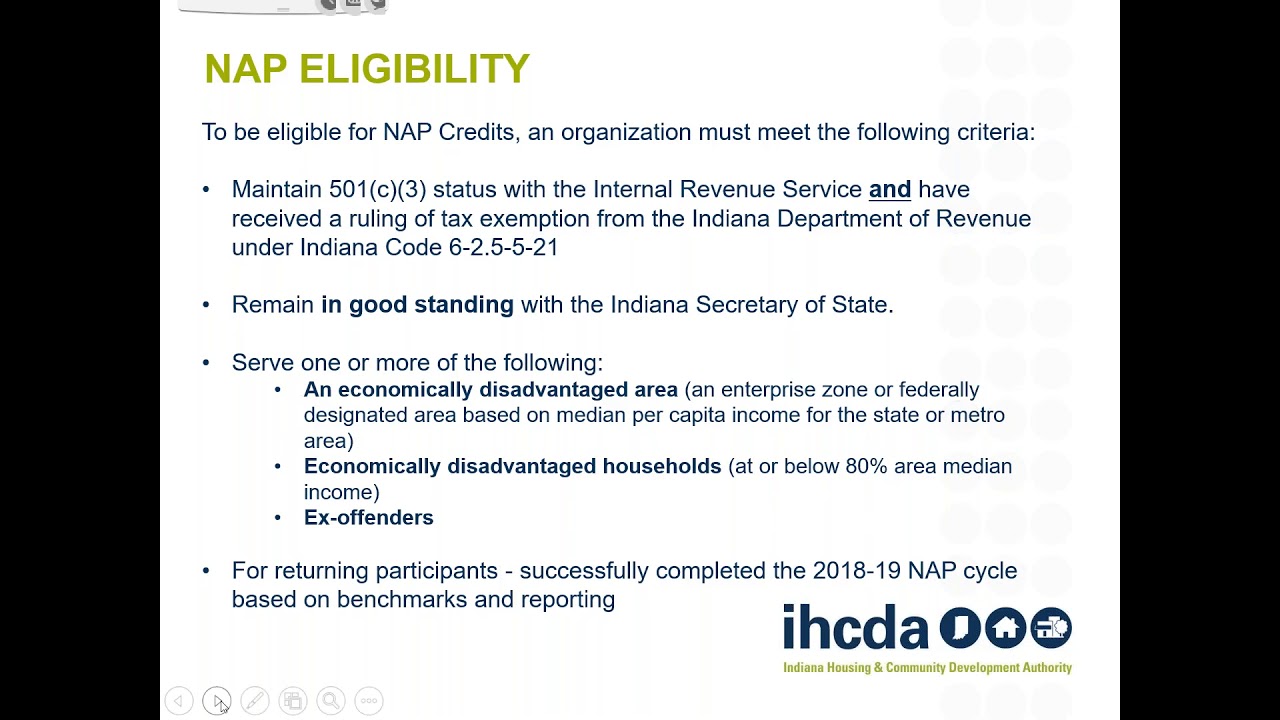 Neighborhood Assistance Program 2019 Post-Award Webinar - YouTube