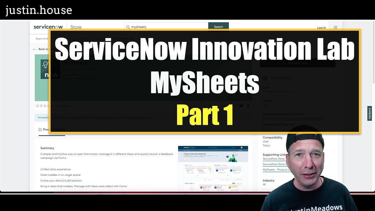 MySheets: New ServiceNow Innovation Lab App - YouTube