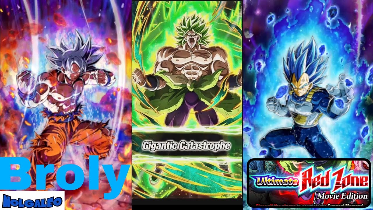MOVIE RED ZONE VS. BROLY DRAGON BALL Z DOKKAN BATTLE - YouTube