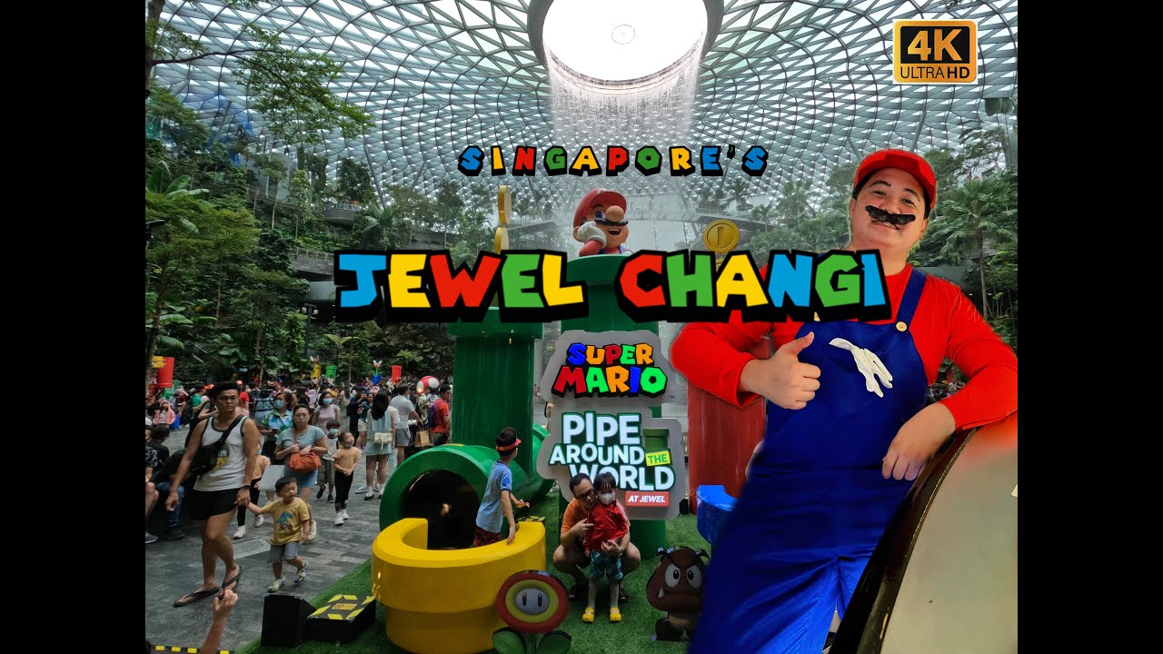 Jewel Changi : Super Mario Themed Attraction Singapore | Walking Tour ...
