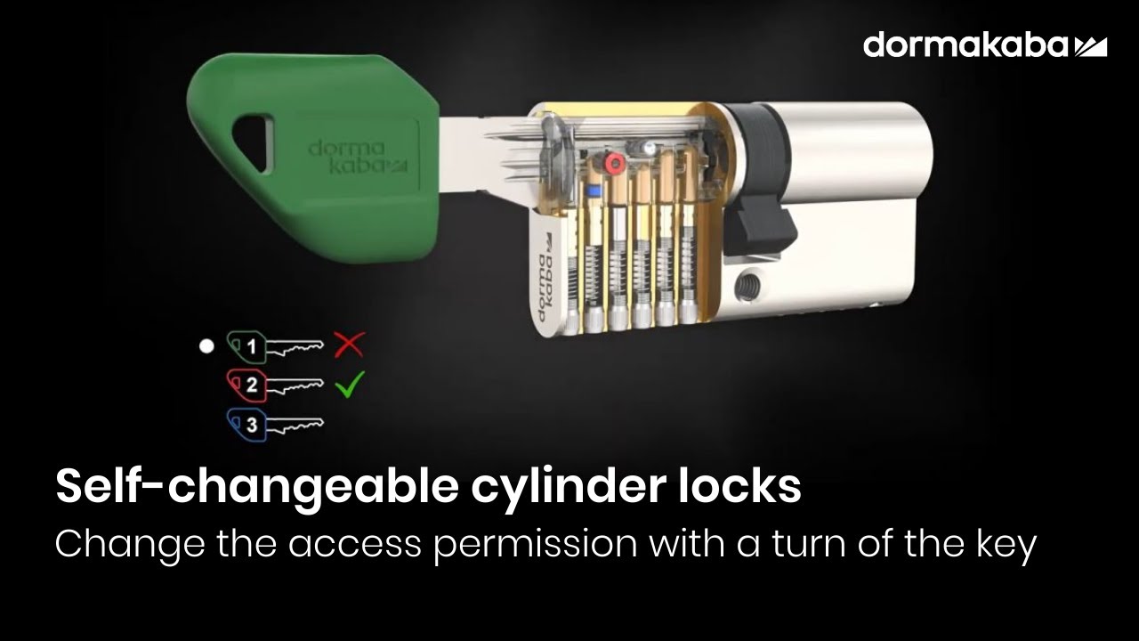 Self-changeable cylinder locks for serrated key systems - YouTube
