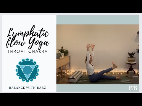 Lymphatic Flow Yoga For Throat Chakra - YouTube