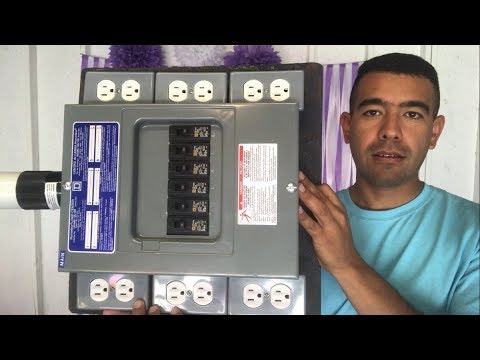 como construir caja electrica 220v - YouTube