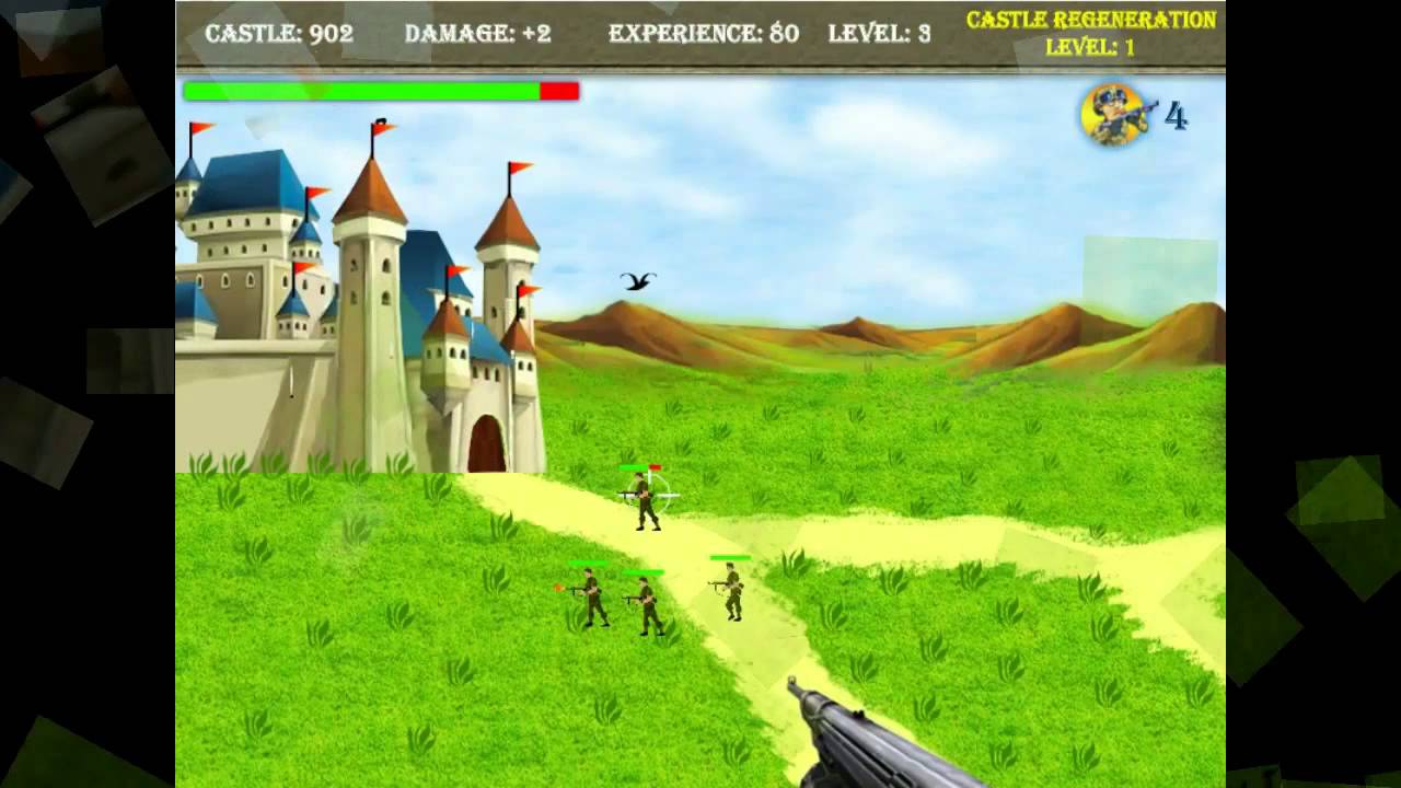 King Castle Shooting Games - YouTube