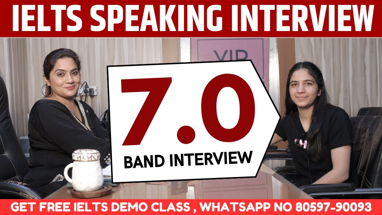 IELTS Speaking Test 7.0 Band | Sapna Dhamija | Speaking Interview - YouTube