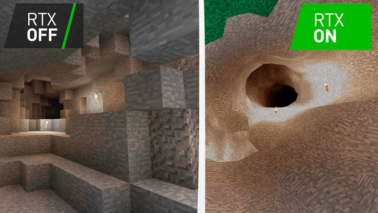 RTX ON vs RTX OFF in minecraft Part #2 - YouTube