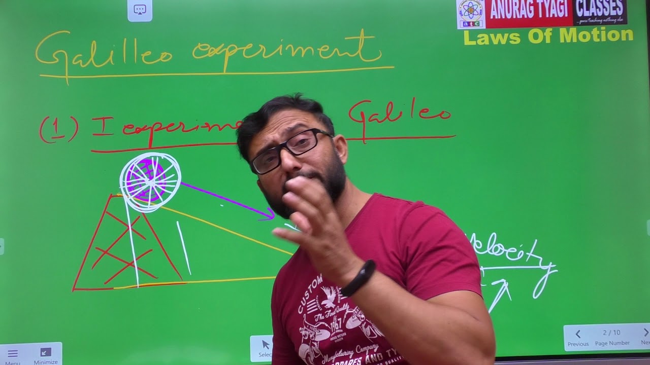 Laws Of Motion 1 | Aristotle fallacy and Galileo | Concept of Force ...