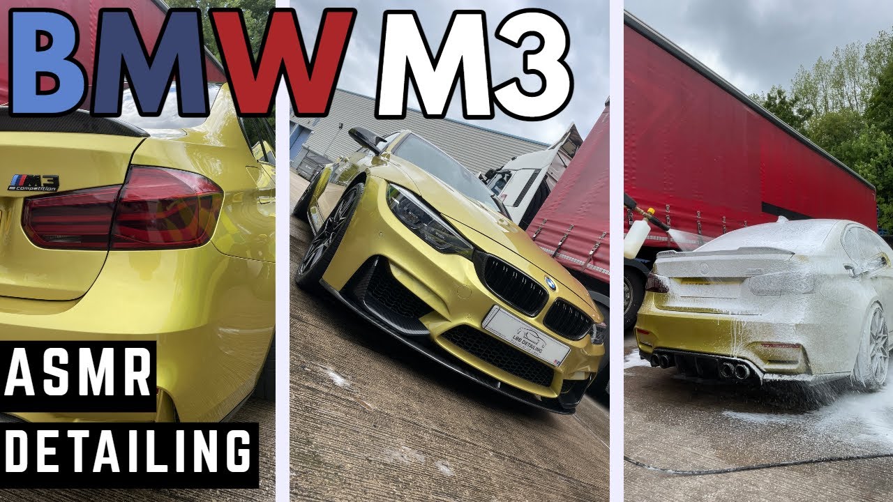 BMW M3 Competition Detailing ASMR | Satisfying Car Cleaning - YouTube