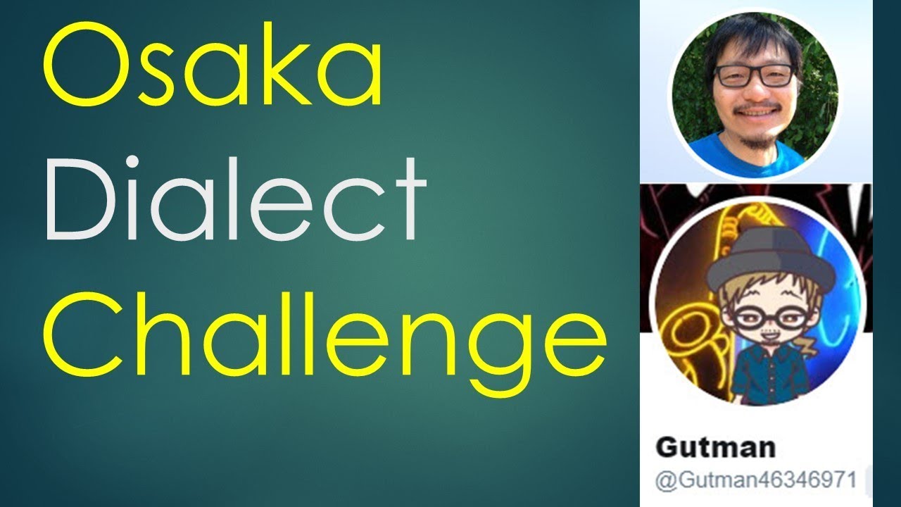 Osaka dialect challenge: Osaka guy vs. Hiroshima guy - YouTube