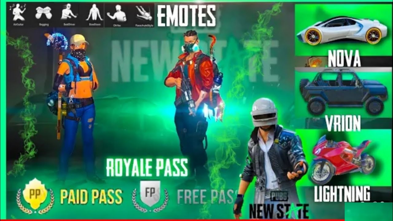Pubg New State Characters | Pubg Newstate Vehicle Skin Or Vehicle ...