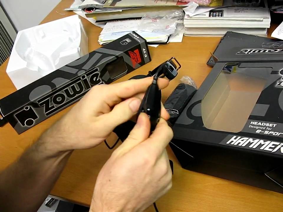 Zowie Gear Hammer Gaming Headset and G-TF Cloth Mouse Pad Unboxing ...