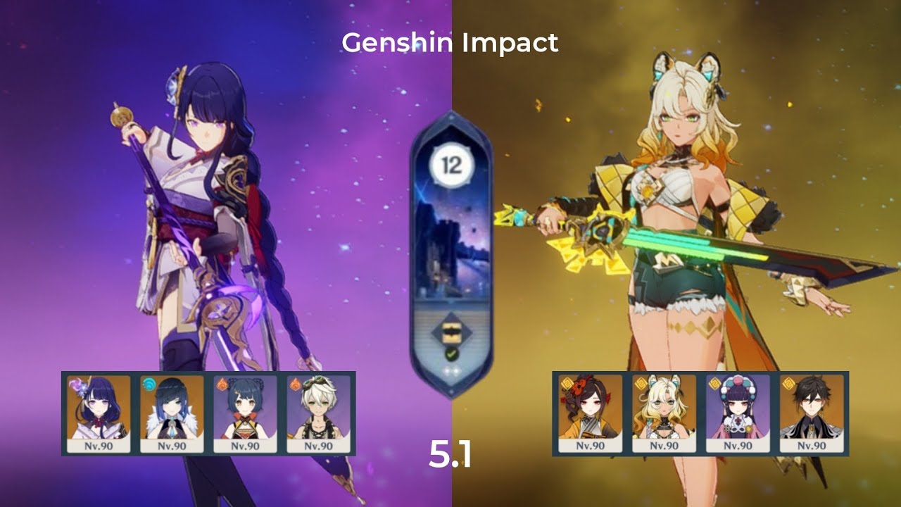 Spiral Abyss 5.1 | Raiden & Xilonen DPS | Genshin Impact - YouTube