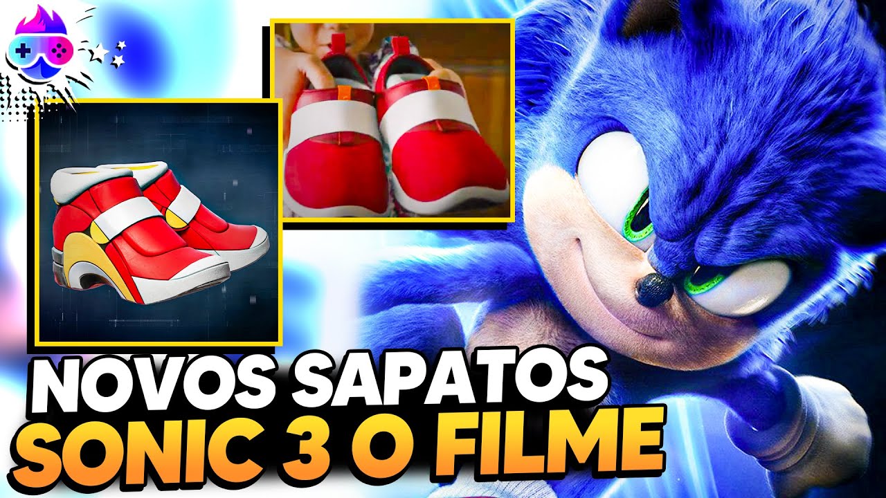 SONIC GANHARÁ UM NOVO TÊNIS EM SONIC 3 O FILME!!!💥 - YouTube