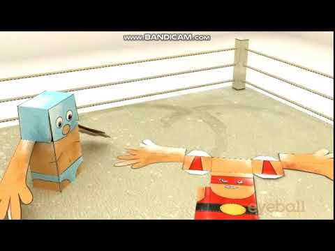 Cartoon Network Papercraft Bumper: Wrestling - YouTube