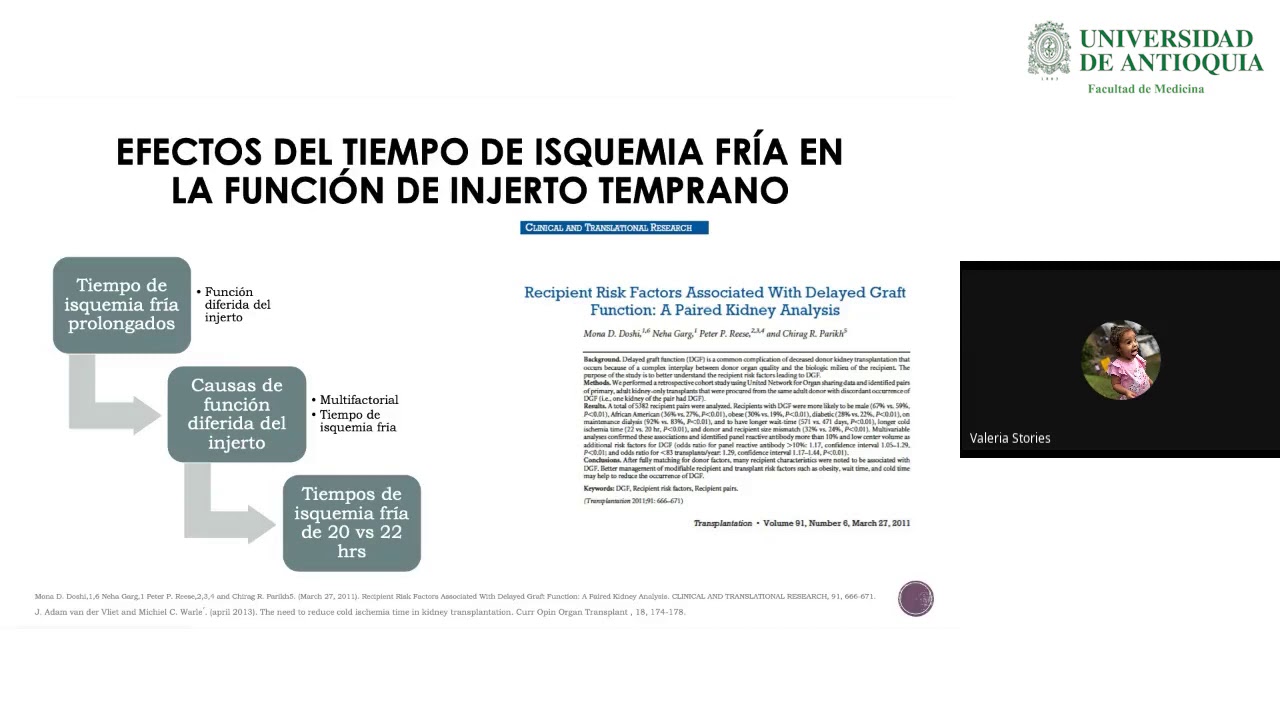 Isquemia Fría en Trasplante Renal y su Manejo - Dr. Germán Márquez Toro ...
