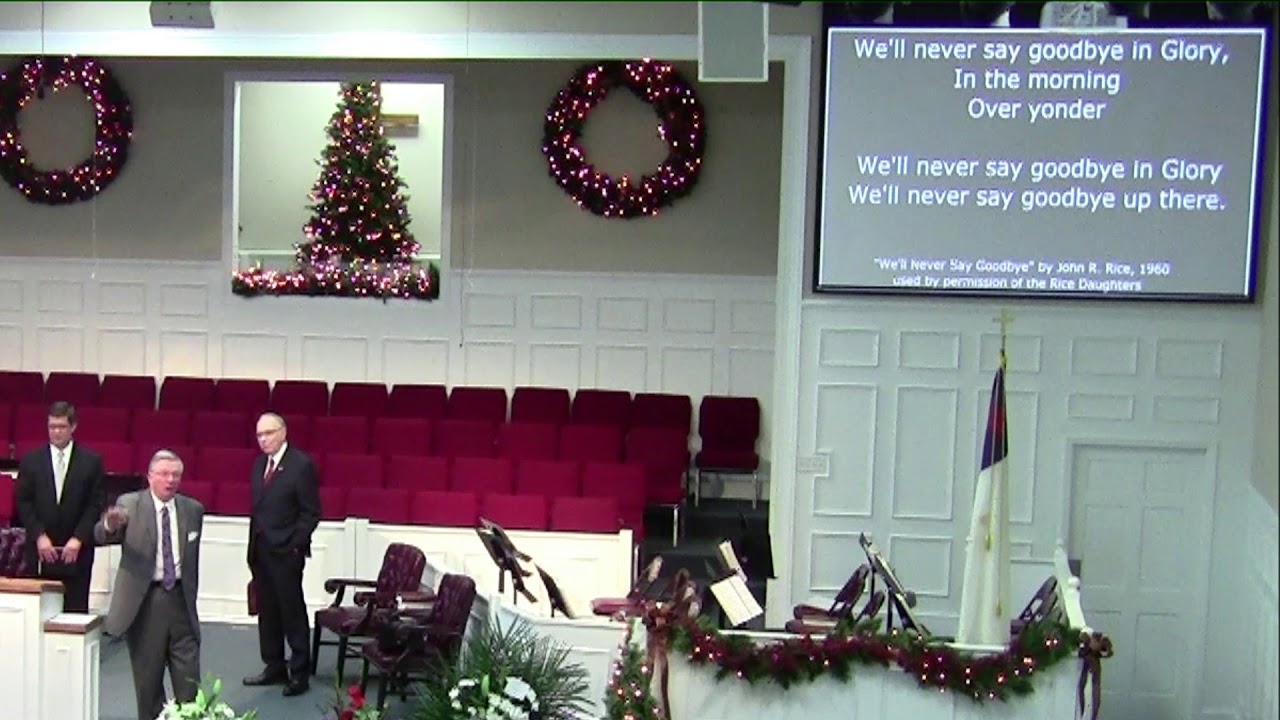 We'll Never Say Goodbye In Glory - YouTube