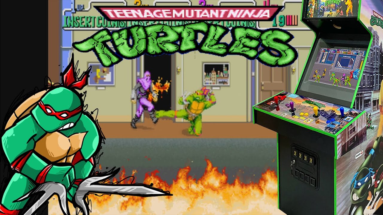 TMNT Arcade Game (1989): Raphael - YouTube