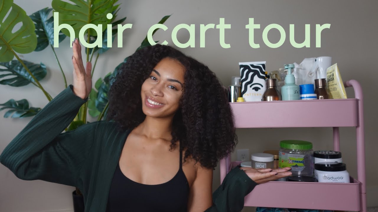 what's in my hair cart? | products & hair accessories - YouTube