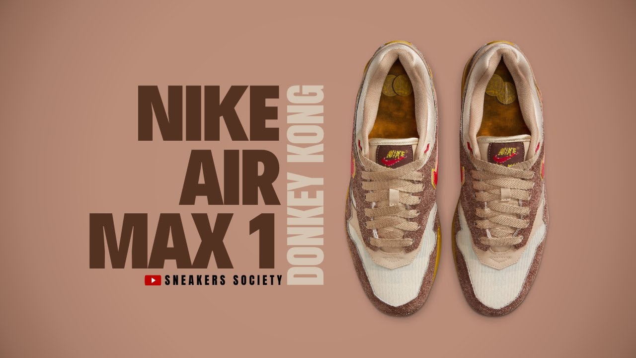 DONKEY KONG 2025 Nike Air Max 1 | DETAILED LOOK + PRICE - YouTube
