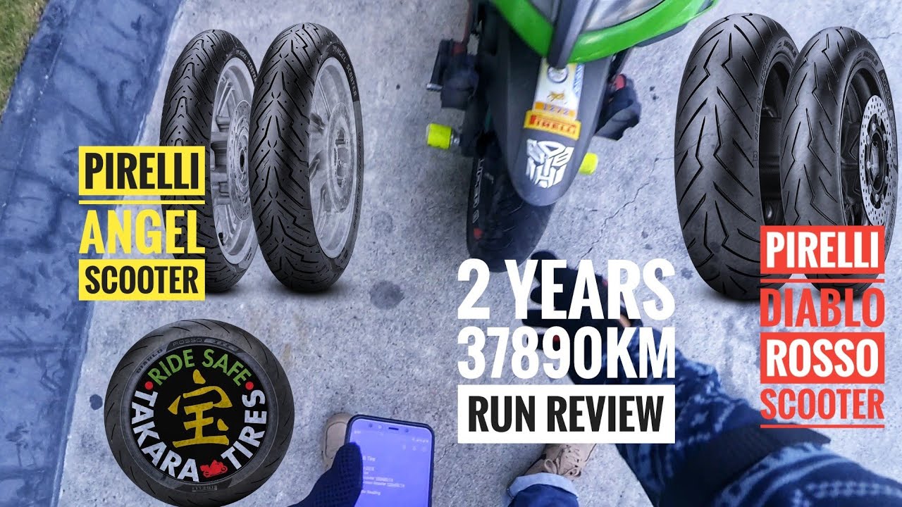 PIRELLI ANGEL 👼 SCOOTER | PIRELLI DIABLO 👿 ROSSO SCOOTER : 2 YEARS ...