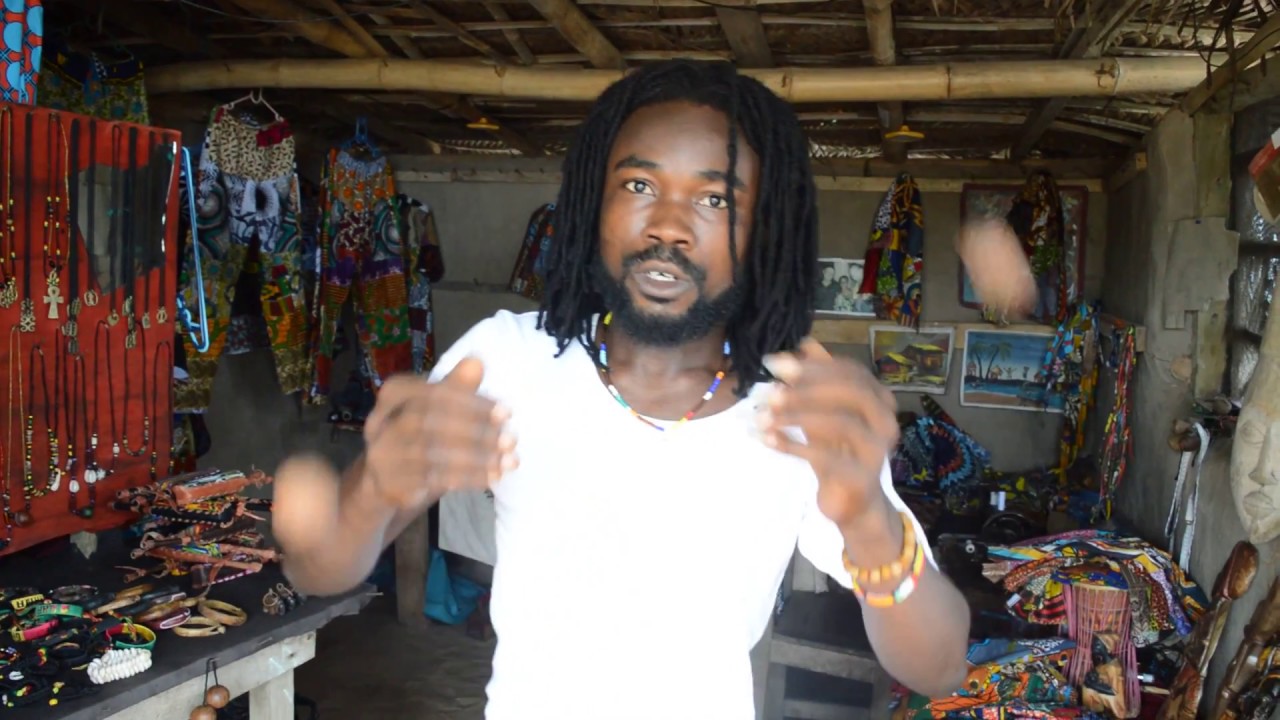 Ghanaian percussion instrument: kush kash - YouTube