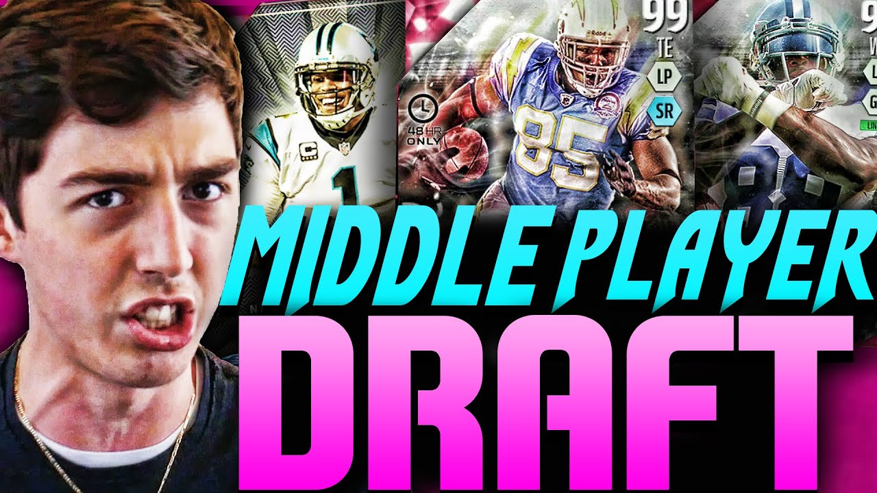 MIDDLE ONLY DRAFT! MADDEN 16 EXTREME DRAFT CHAMPIONS - YouTube