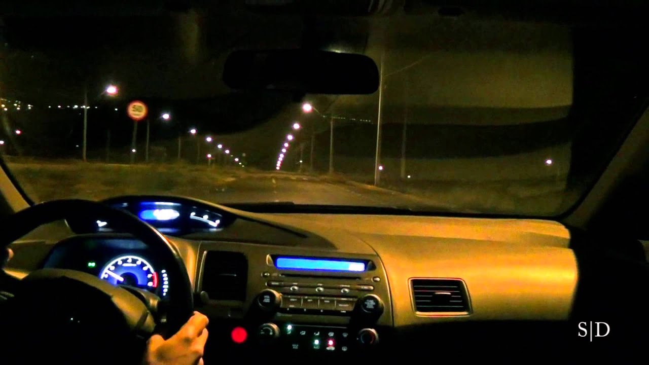 Driving around "Ghost Town" at night - YouTube