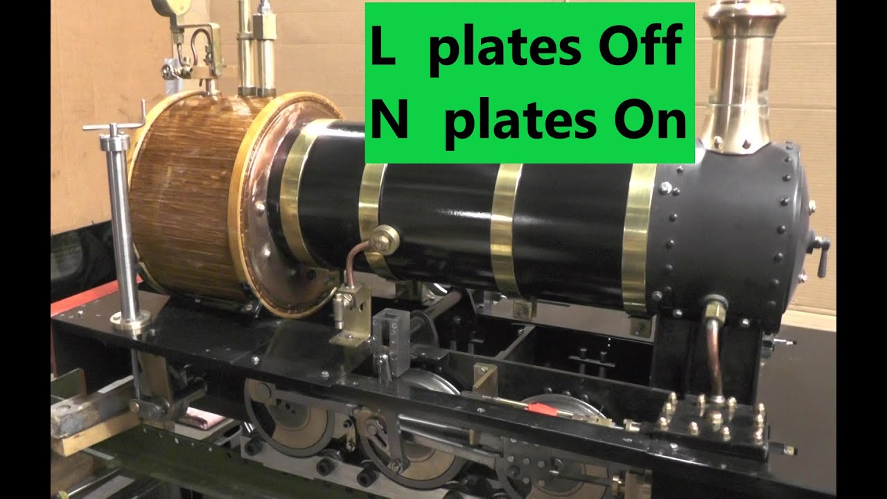 Making a Beginners Steam Locomotive Series ("L" Plates coming Off) "mr ...