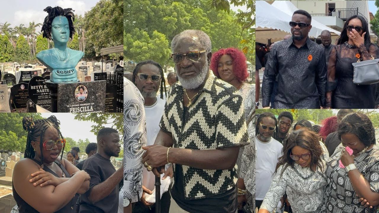 EMOTIONAL MOMENTS:Ebony’s Dad& family visit her tomb @Osu Cemt to mark ...