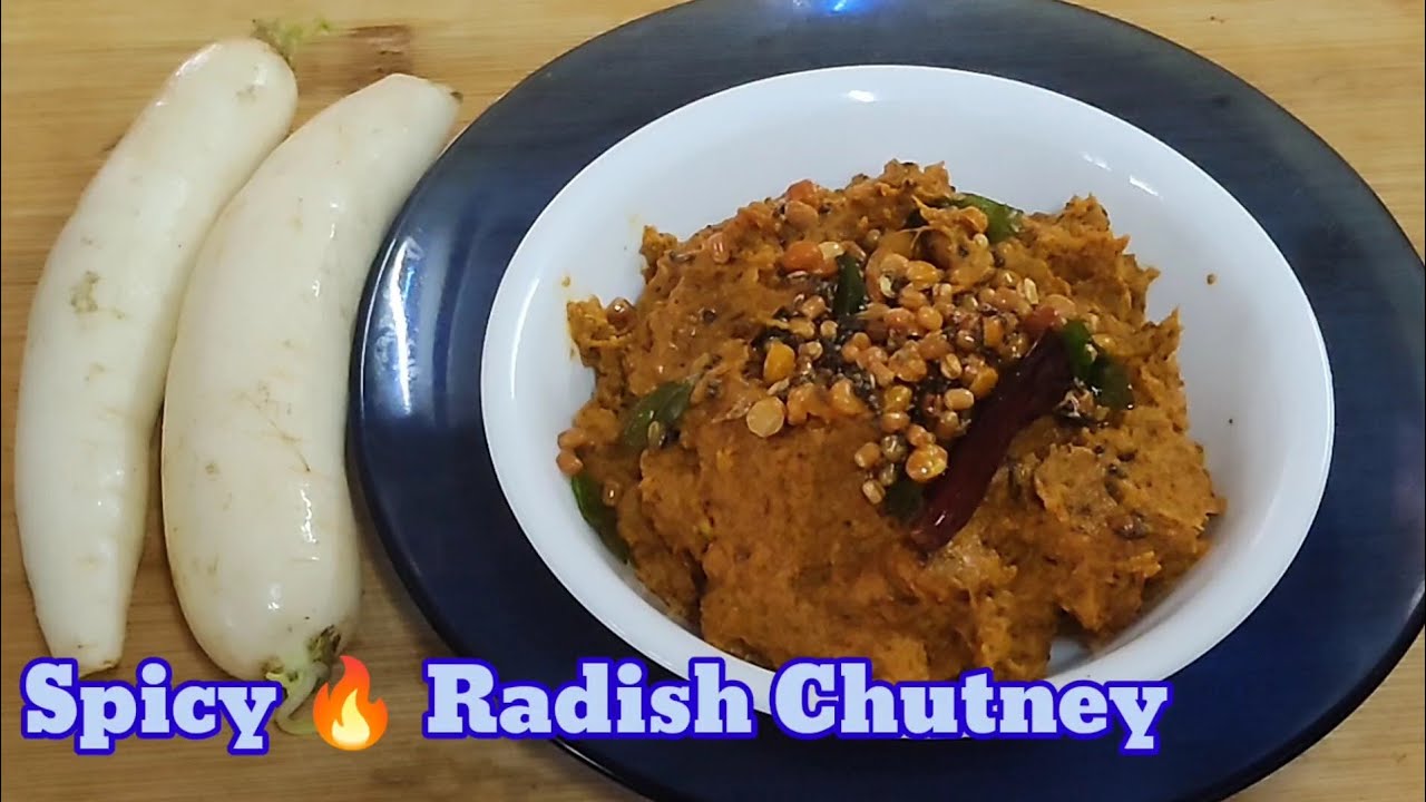 Simple And Tasty 😋 Traditional Radish Chutney | Mullangi Pachadi ...