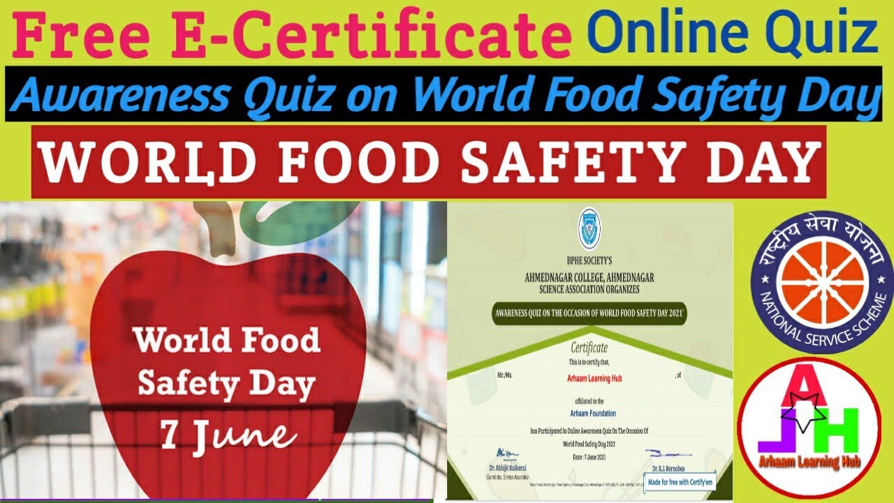 World Food Safety Day Quiz Awareness Quiz On World Food Safety Day world-food-safety-day-quiz-awareness-quiz-on-world-food-safety-day