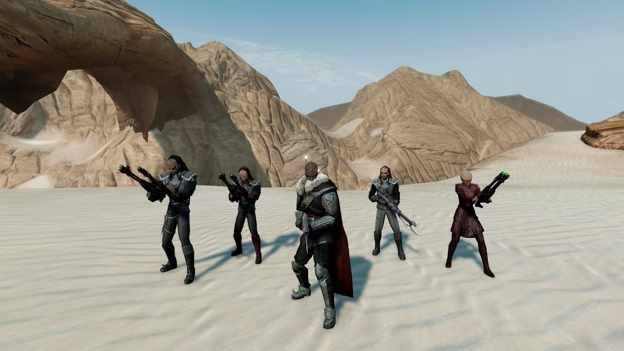 Star Trek Online: Dual Sniper Rifles Idle Animation - YouTube