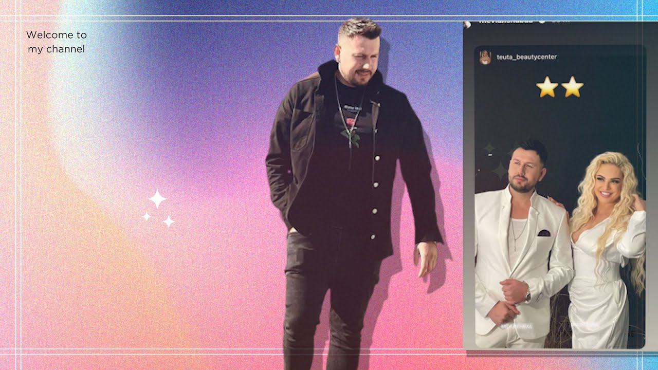 Mevlan Shaba dhe Flora Gashi veshur me te bardha... Duken si dy ...