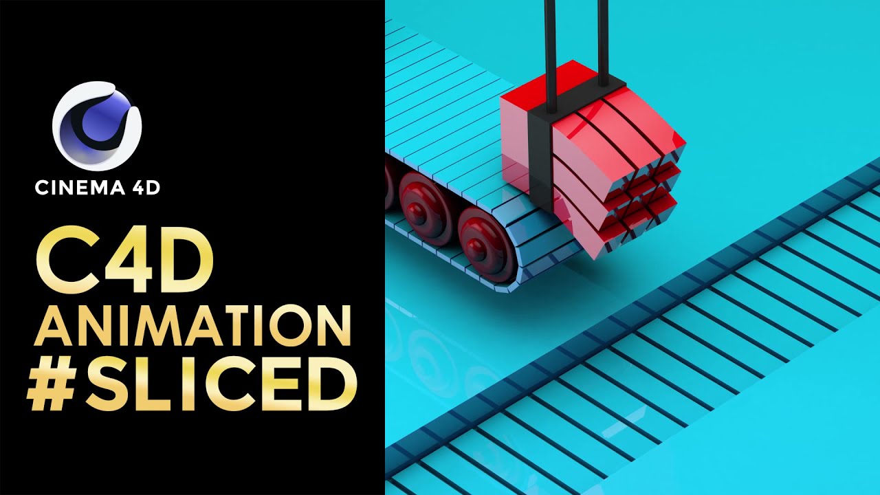 The Most Beautiful, Sliced Animation in Cinema 4D R21 - YouTube