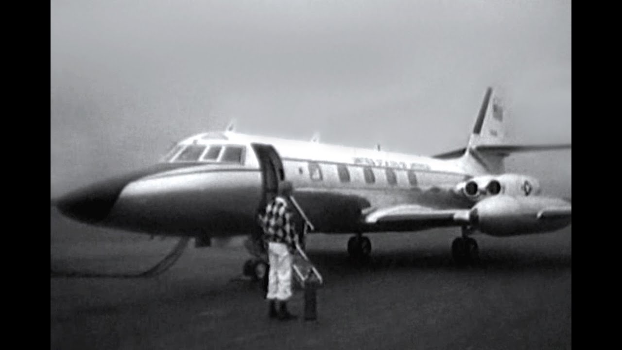 Lockheed C-140B Jetstar - "Arrival & Take-off" - 1965 - YouTube