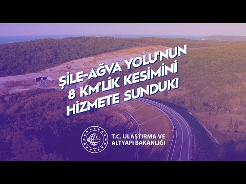 Şile-Ağva Yolu'nun 8 km'lik Kesimi Hizmete Açıldı