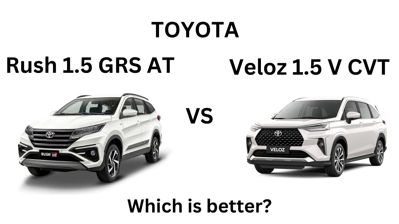 2023 Toyota Veloz V vs Rush GRS AT - Compariso - YouTube