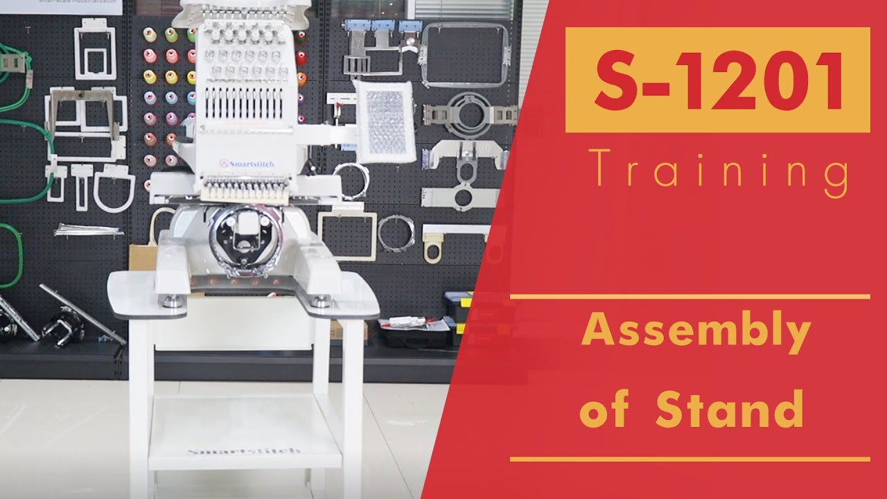 Smartstitch Embroidery Machine S1201 Get Started Assembly of Stand ...