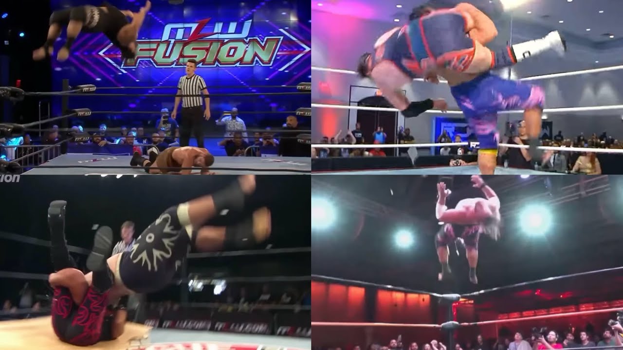 Jacob Fatu - Pop Up Samoan Drop and Moonsault compilation - YouTube