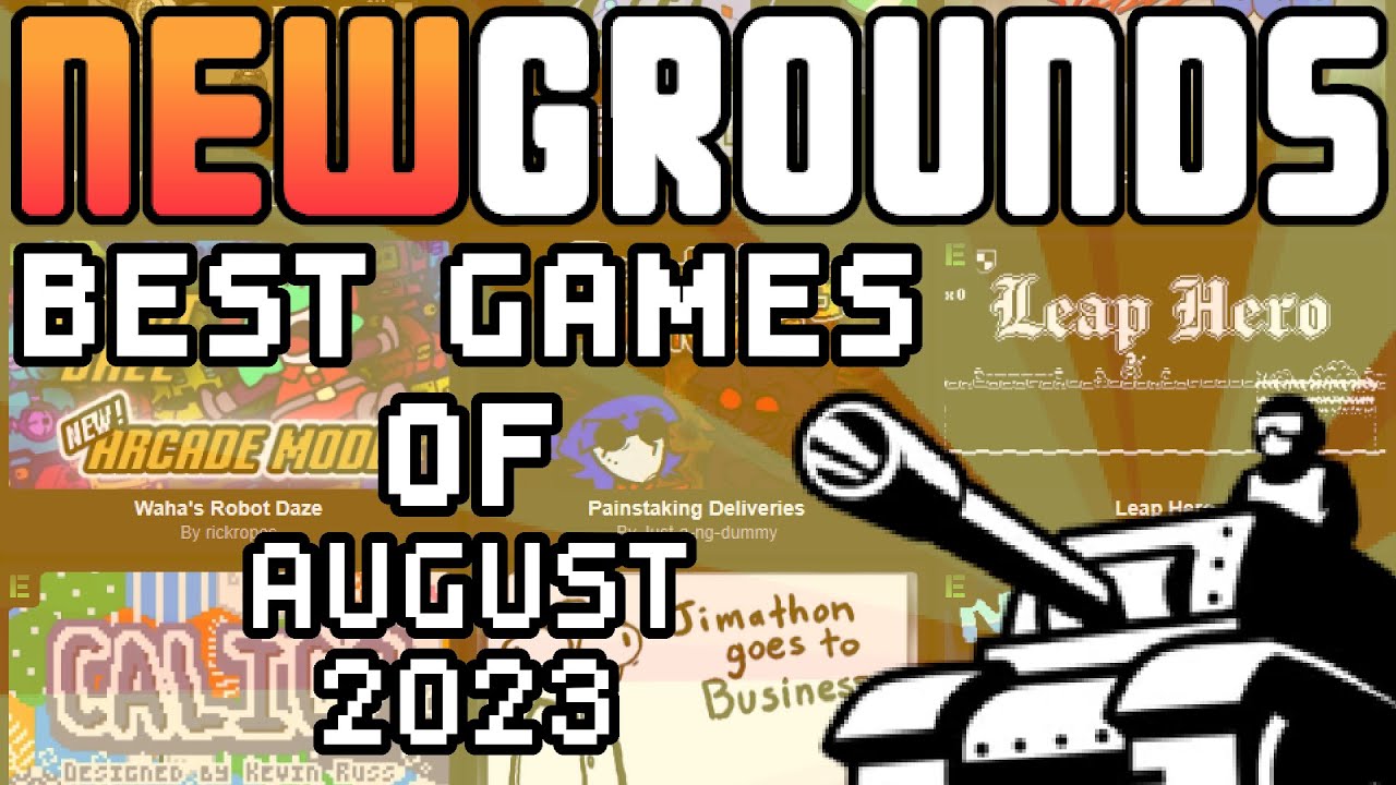 Newgrounds Monthly Game Review (Best of August 2023) - YouTube