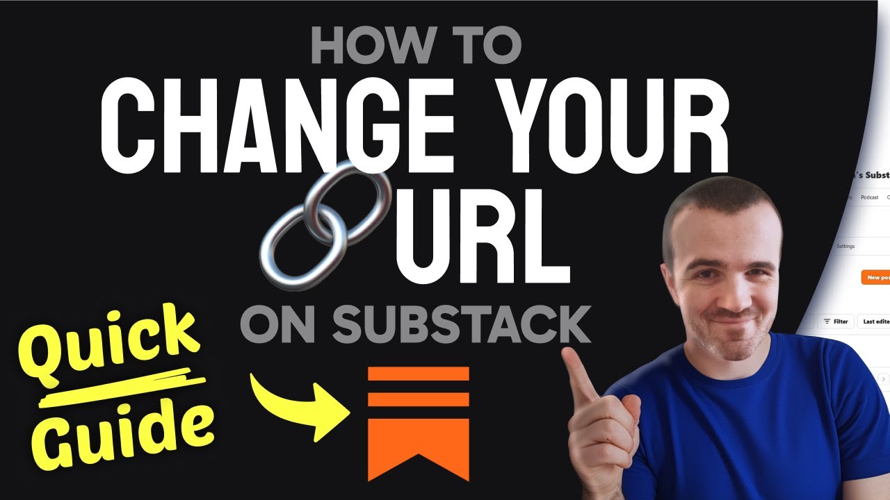 How to CHANGE Your Substack URL (Step by Step) 2025 - YouTube