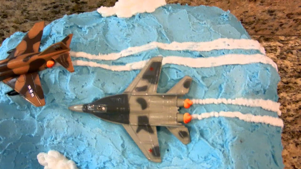 Jet Airplane Man Cake - YouTube