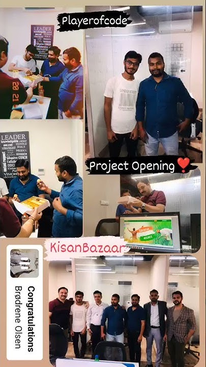 🔥 Project Opening Celebration #1 || Player Of Code || Kisan Bazaar - YouTube