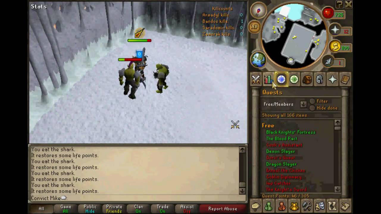Convict Mike Solos the Bandos Boss - YouTube