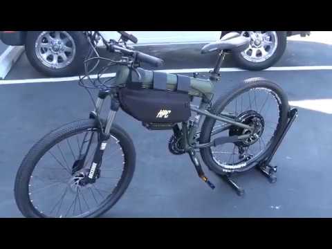 recon folding bike 3500w military green by hi trek cycles - YouTube