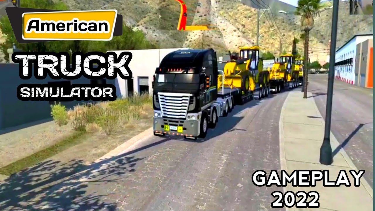 American truck simulator. Heavy Haul. 3 Trialer Load |Ats Mods| Trucks ...