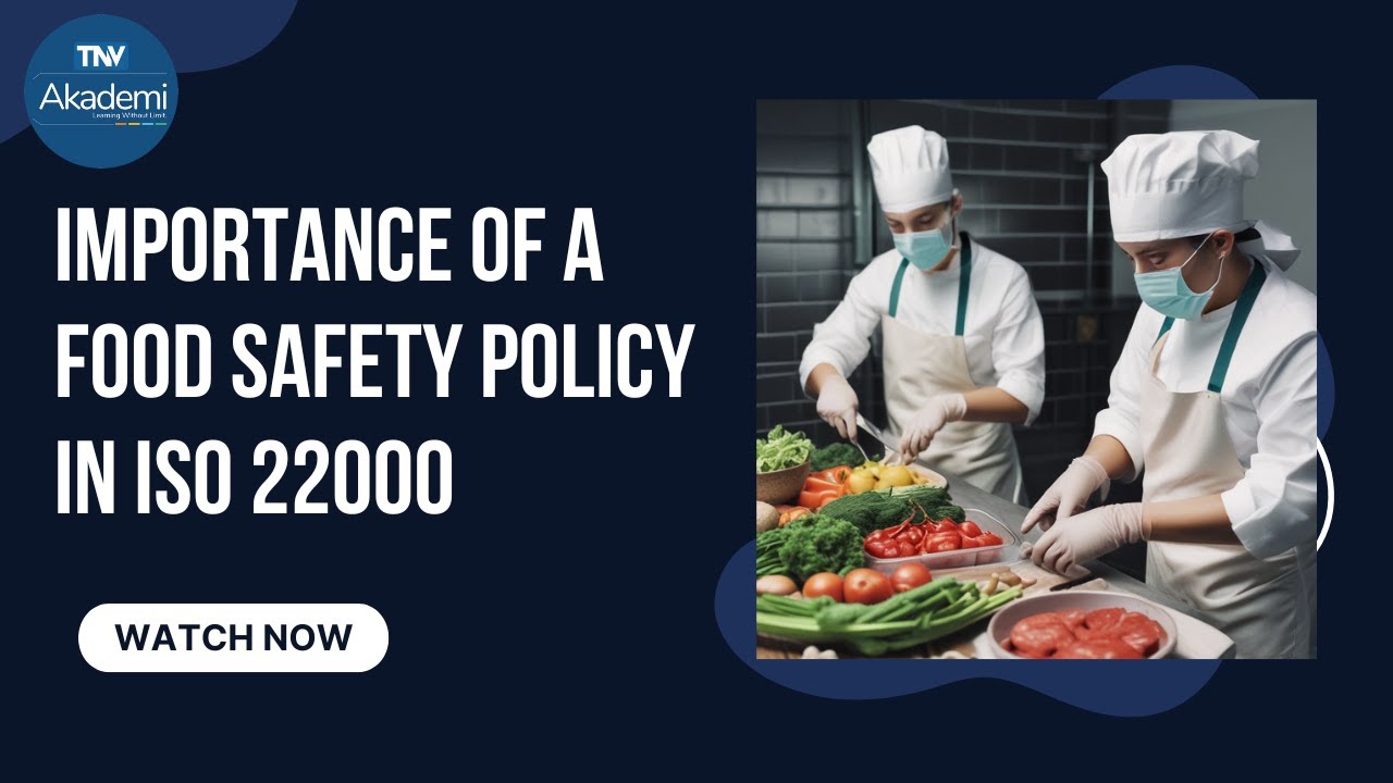 Importance of a Food Safety Policy in ISO 22000 (FSMS) - YouTube