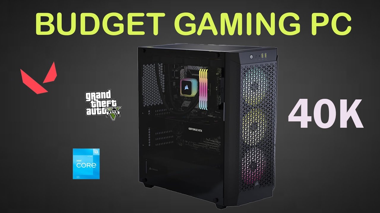 Under 40k Best Gaming PC/ Budget Gaming CPU// - YouTube