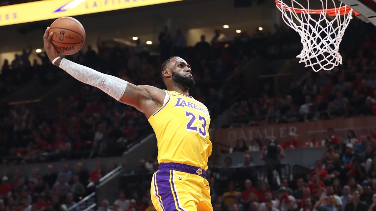 LeBron James BEST Dunking Highlights from 2018 2019 Season! - YouTube
