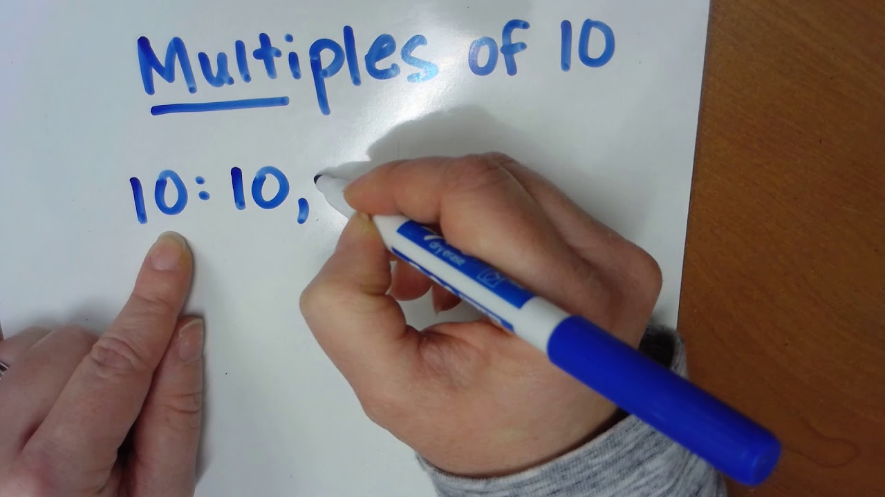 Multiples of 10 - YouTube
